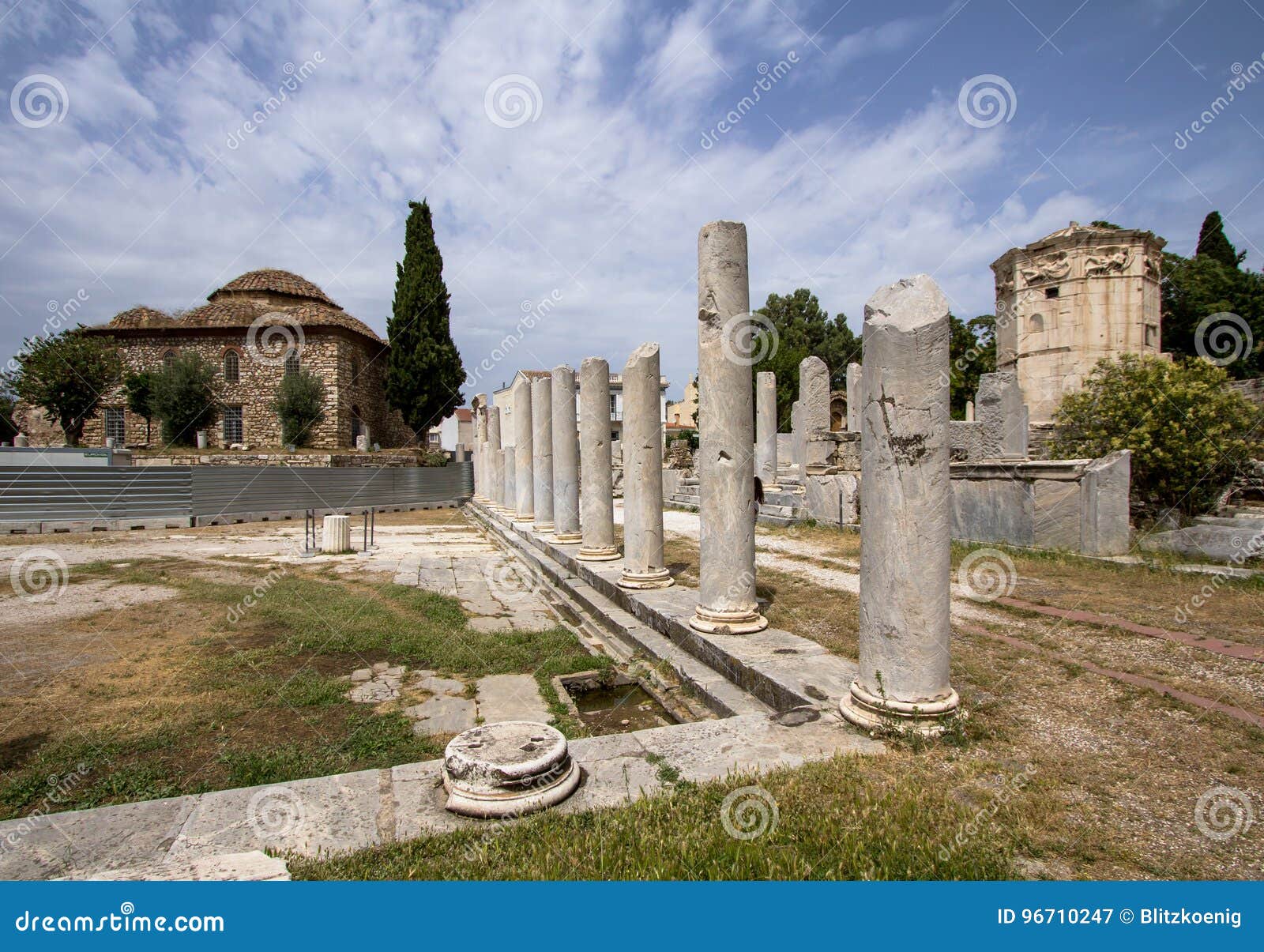 Ancient Agora, Athens, Greece Stock Image - Image of arch, history ...