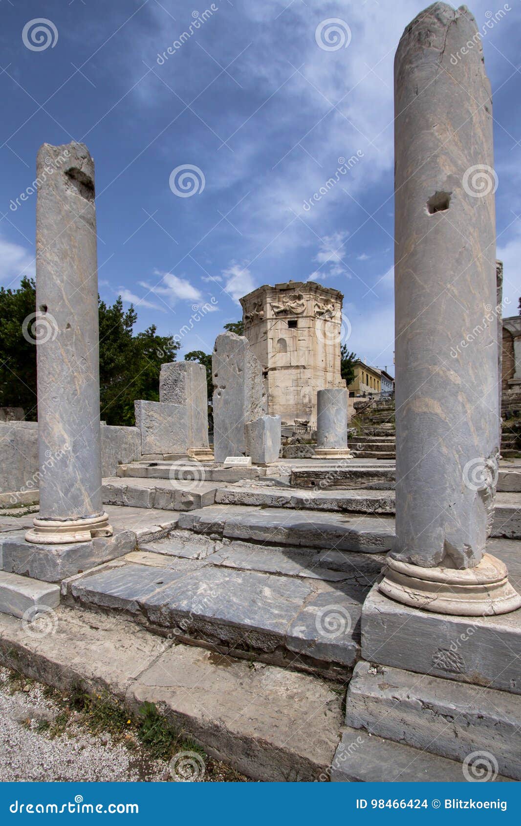 Ancient Agora, Athens, Greece Stock Photo - Image of building, history ...
