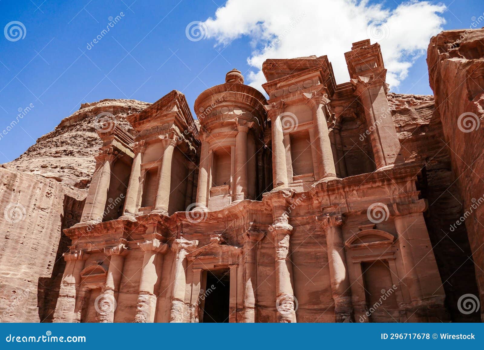 Ancient Al-Dayr Monastery in Petra, Jordan during the Daytime Stock ...