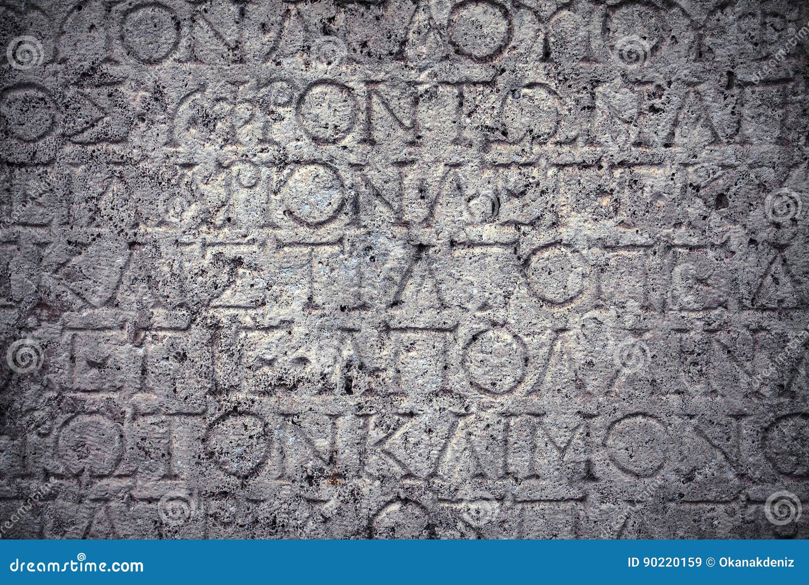 Ancient Alphabets on Marble Background Stock Image - Image of ...