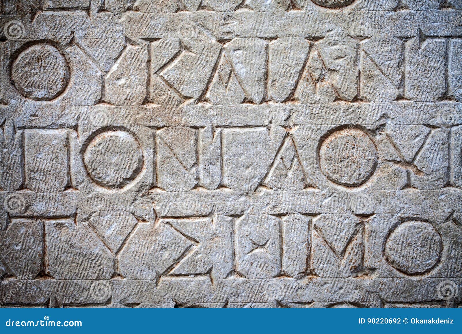Ancient Alphabets on Marble Background Stock Photo - Image of ...