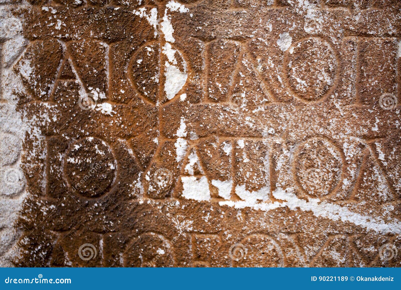 Ancient Alphabets on Marble Background Stock Image - Image of ...
