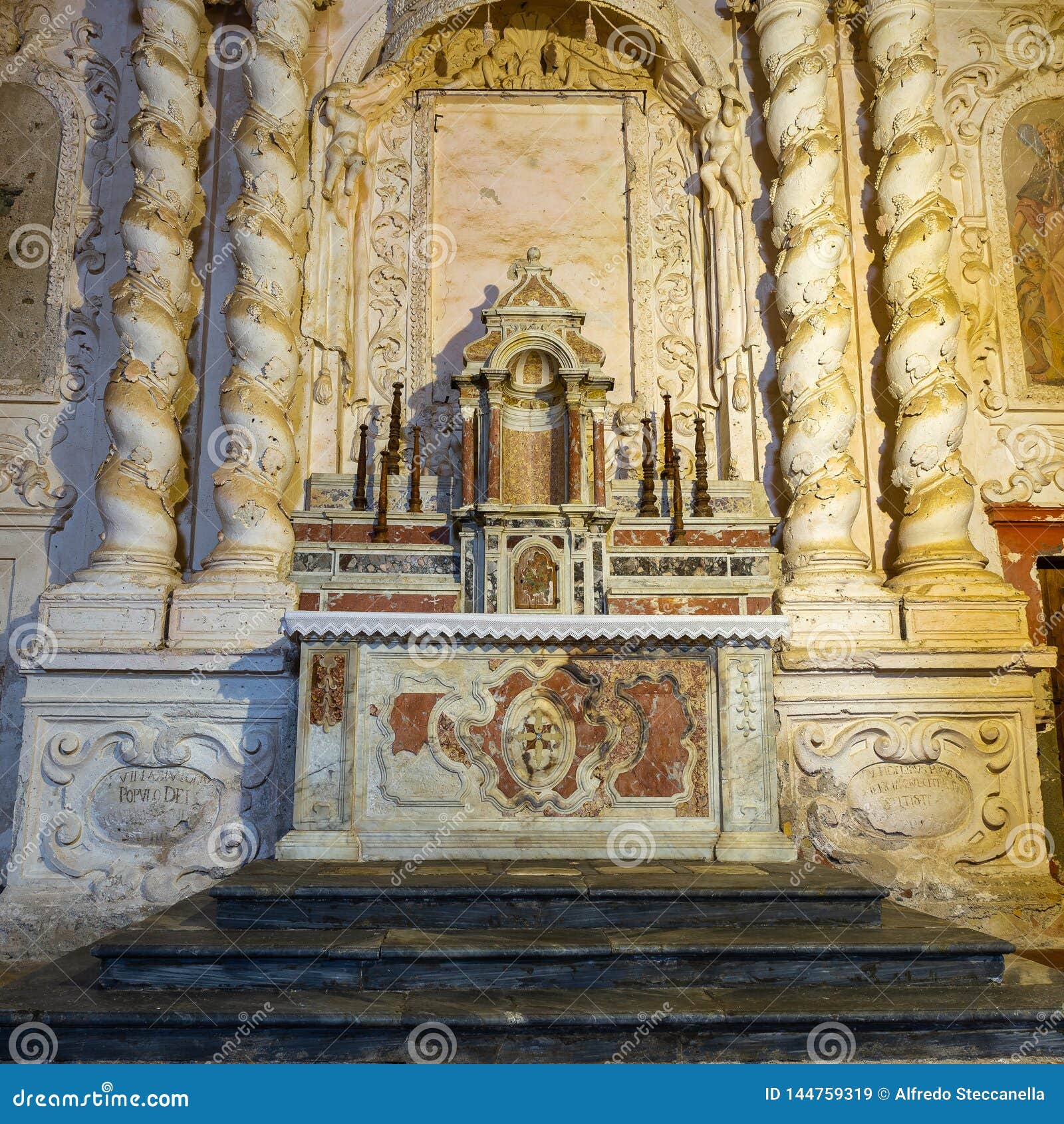 The Ancient altar stock image. Image of culture, cathedral - 144759319
