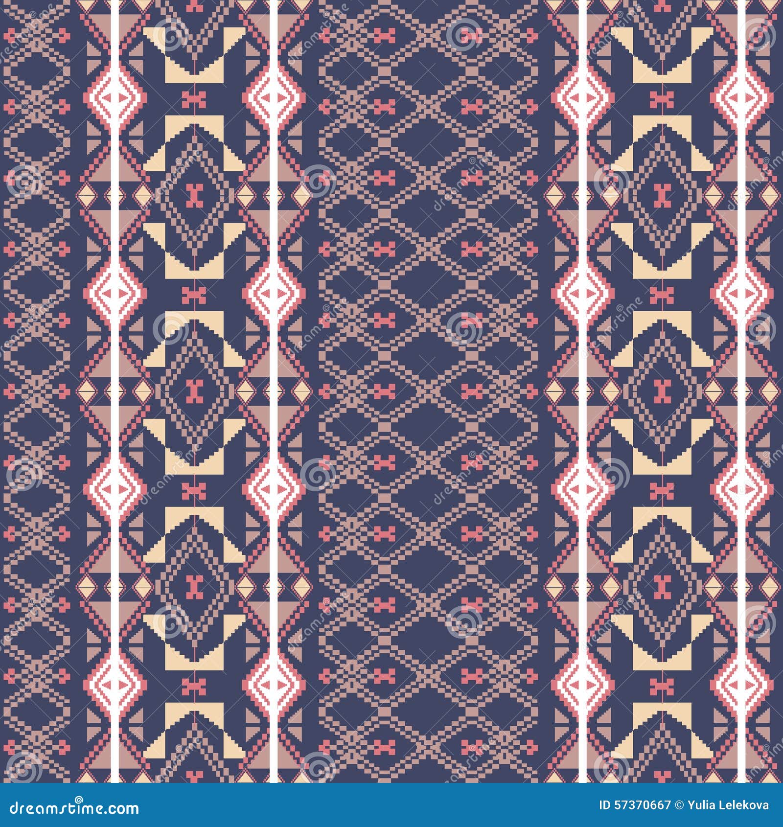 Ancient American Indian Pattern Stock Vector - Illustration of ornament ...