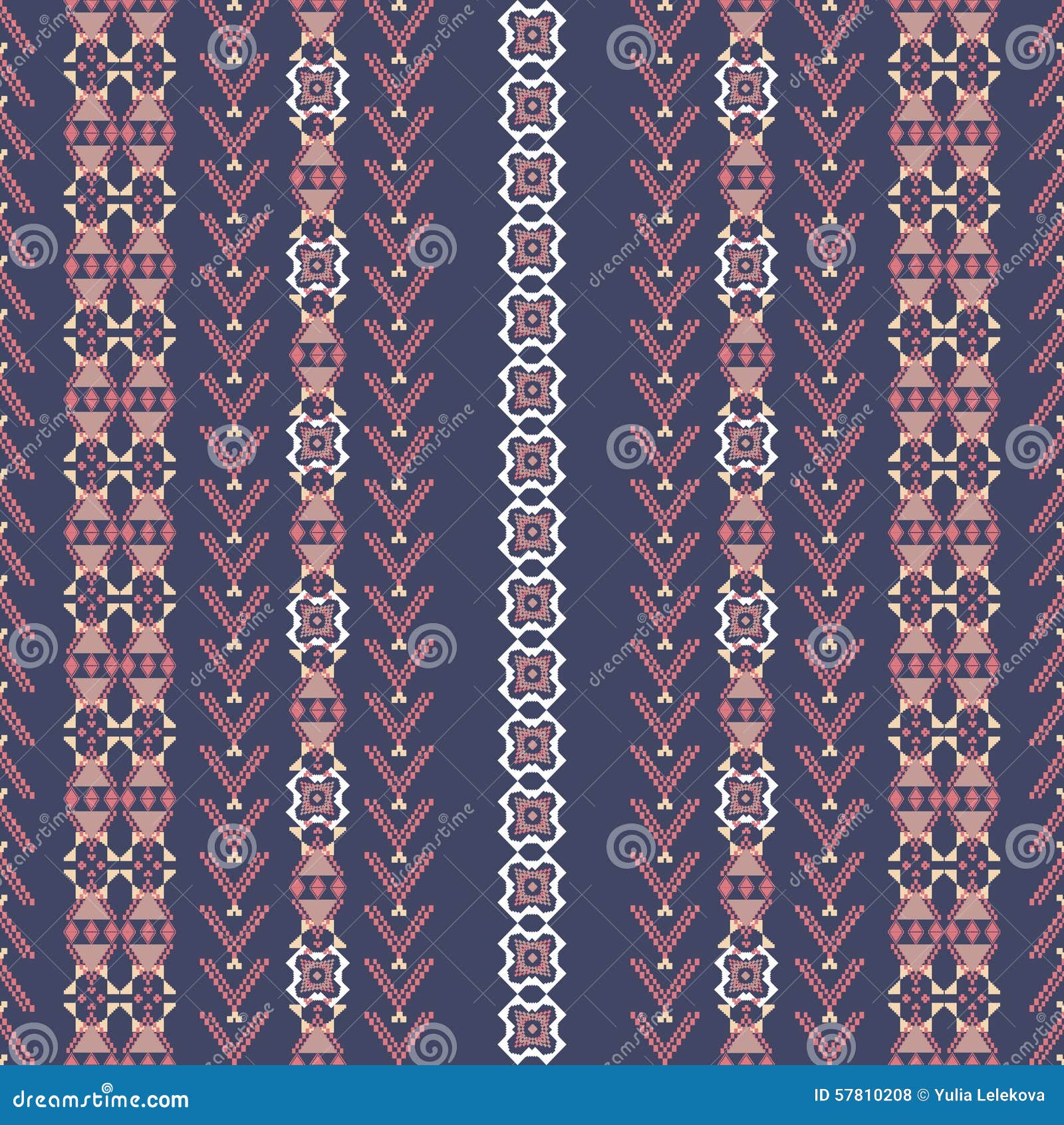 Ancient American Indian Pattern Stock Vector - Illustration of ethnic ...