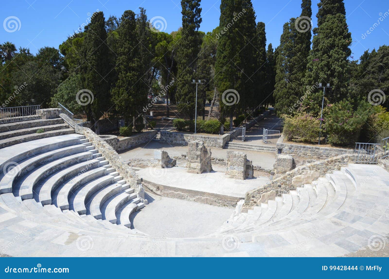 Amphiteater in Kos, Greece stock photo. Image of amphiteater - 99428444