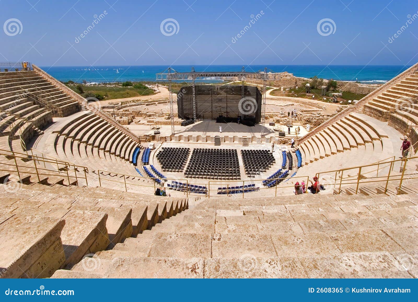 Ancient amphitheater. stock image. Image of history, performance - 2608365