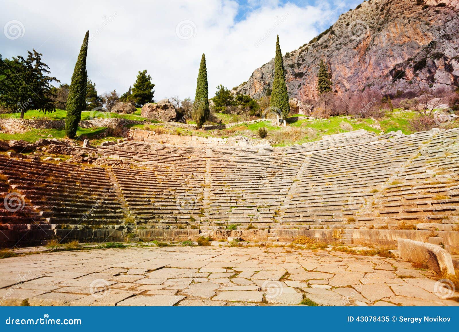 Ancient amphitheater stock image. Image of architecture - 43078435