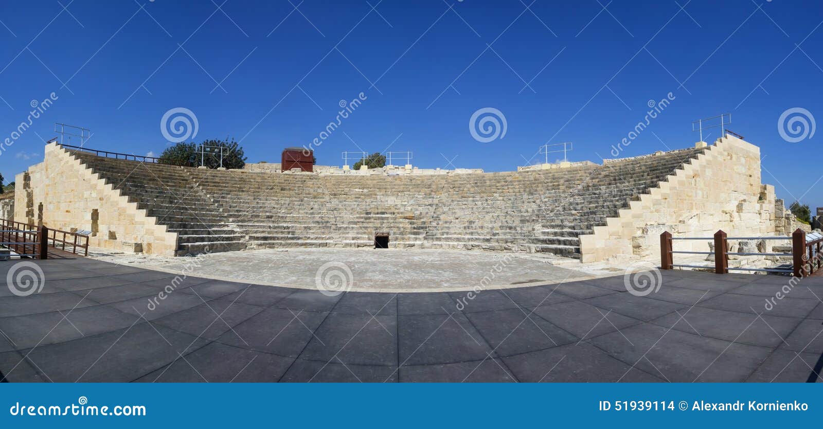 The ancient Amphitheatre stock photo. Image of cyprus - 51939114