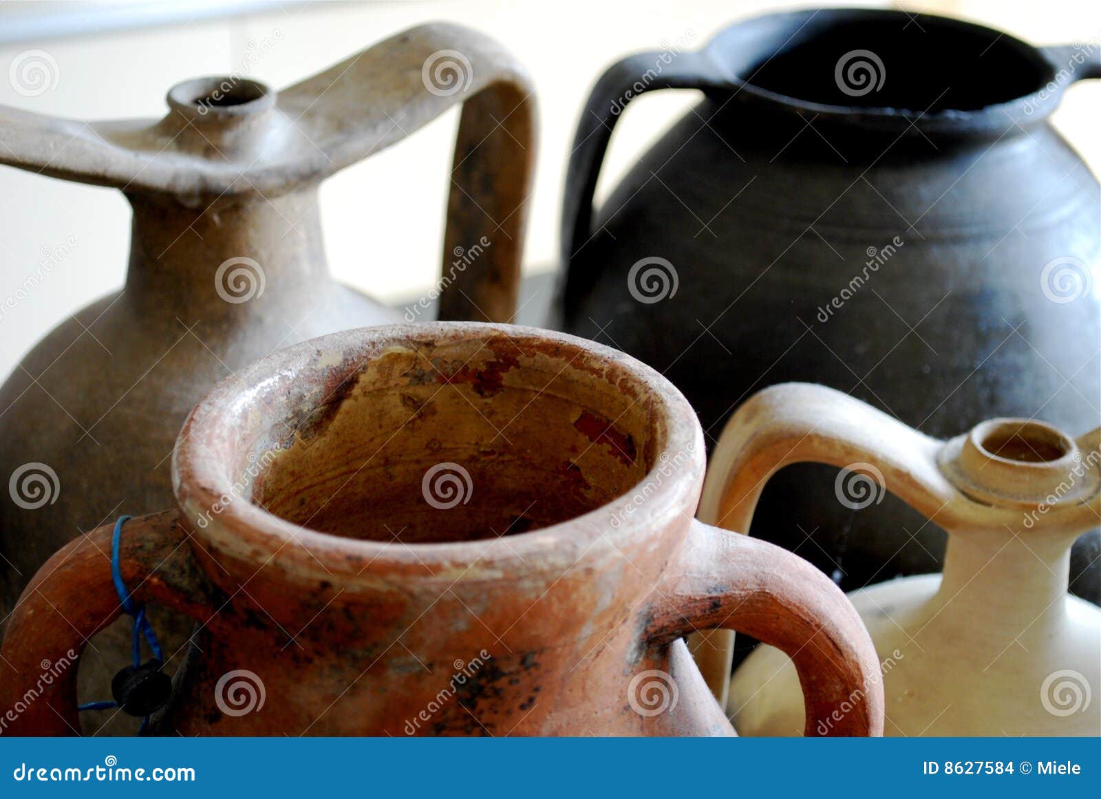 Ancient amphora end pots stock photo. Image of palace - 8627584