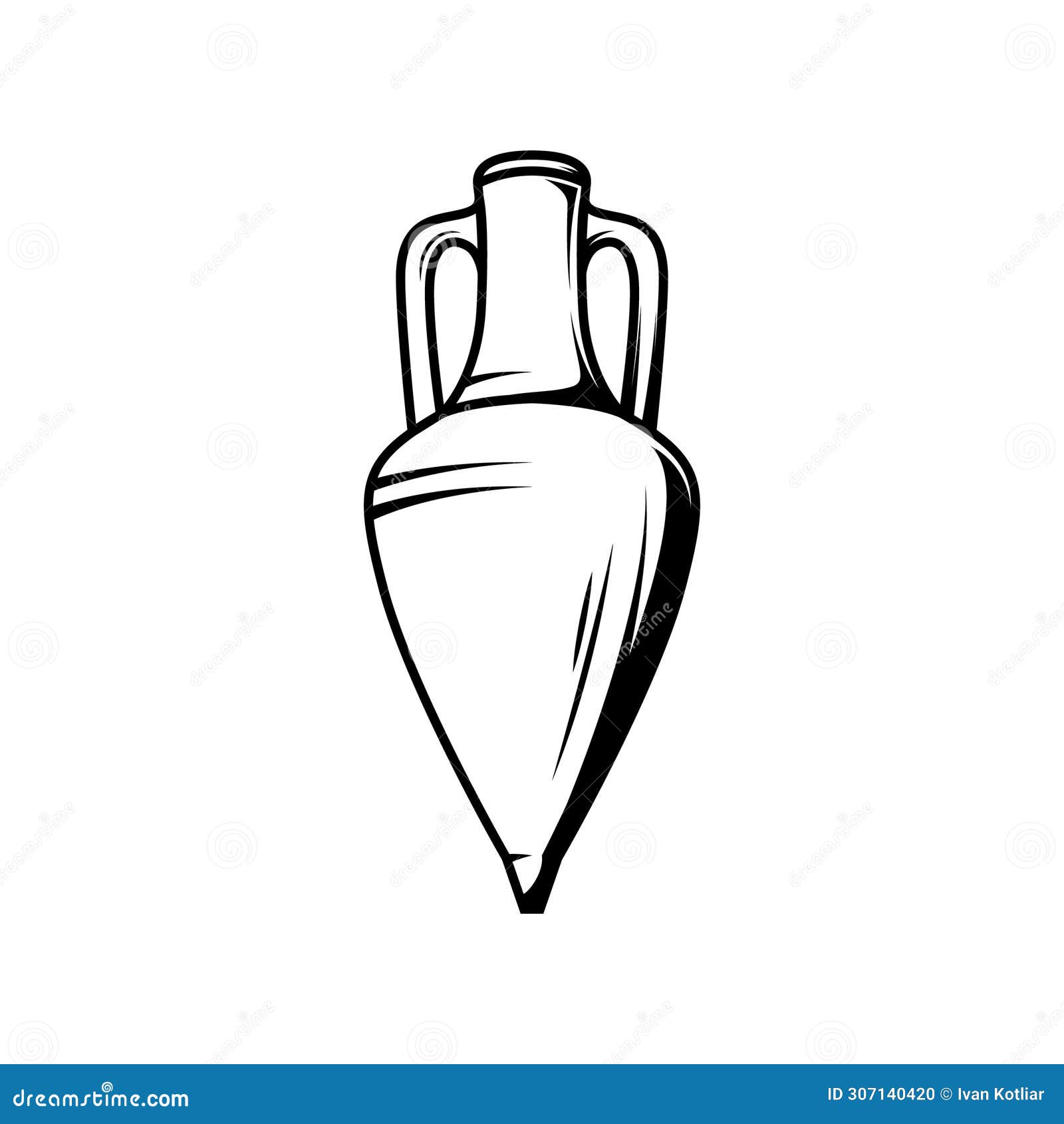 Ancient Amphora Icon. Design Element for Emblem, Sign, Badge Stock ...
