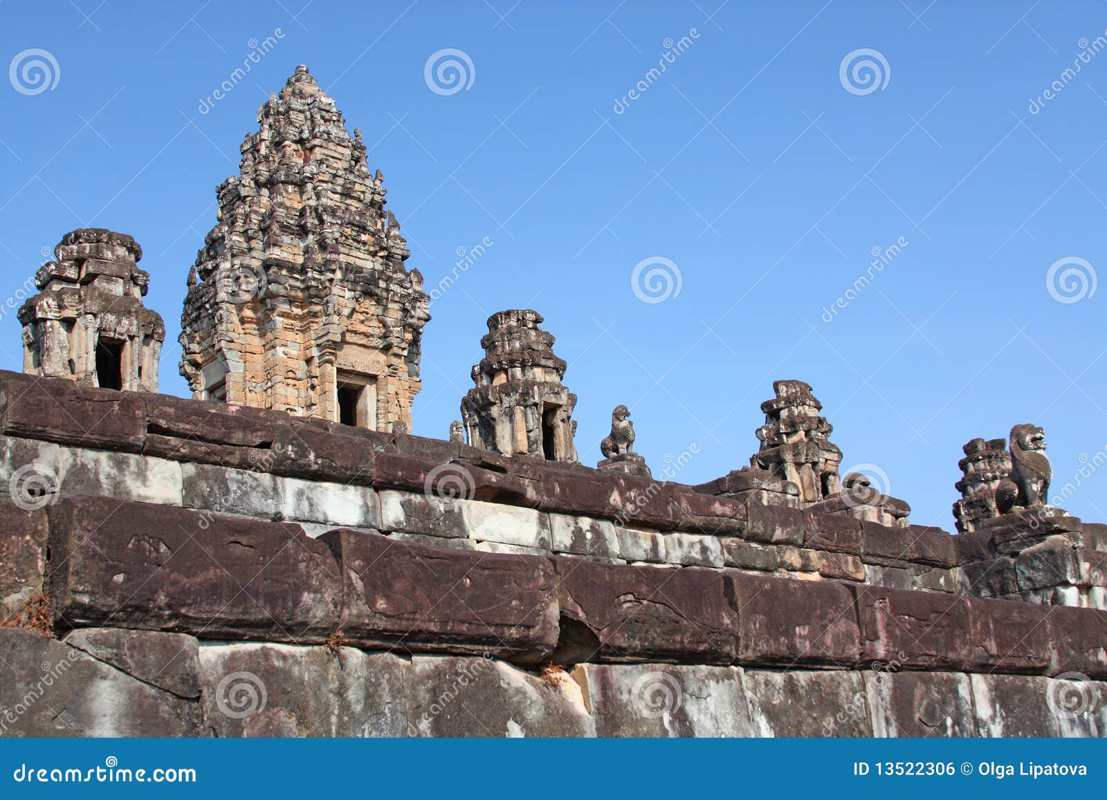 Ancient Angkor stock photo. Image of indochina, civilization - 13522306