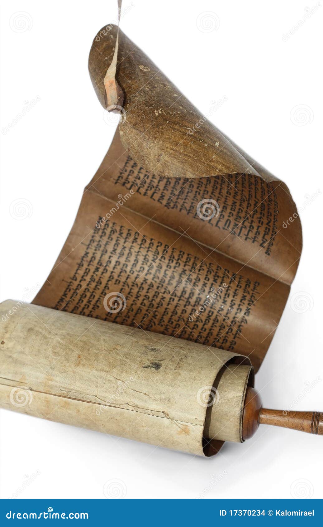Ancient antique scroll stock photo. Image of history - 17370234