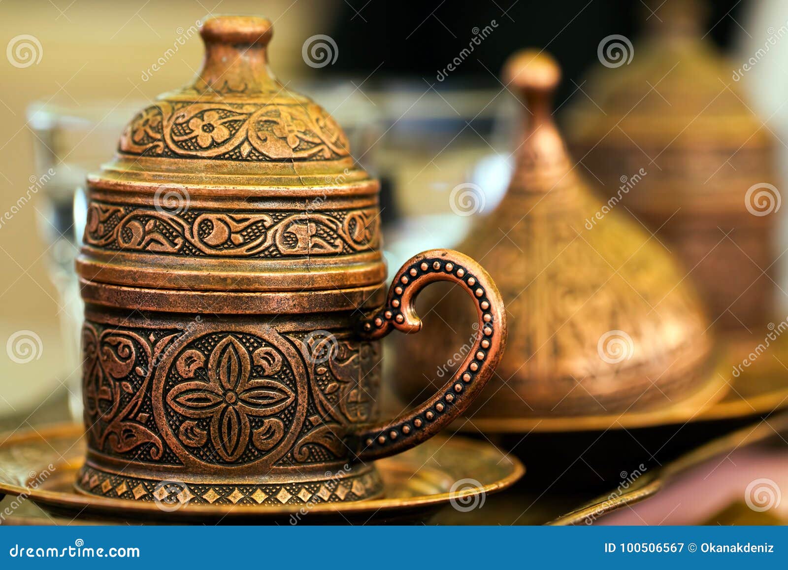 Ancient Antique Traditional Retro Pot Stock Image - Image of copper ...