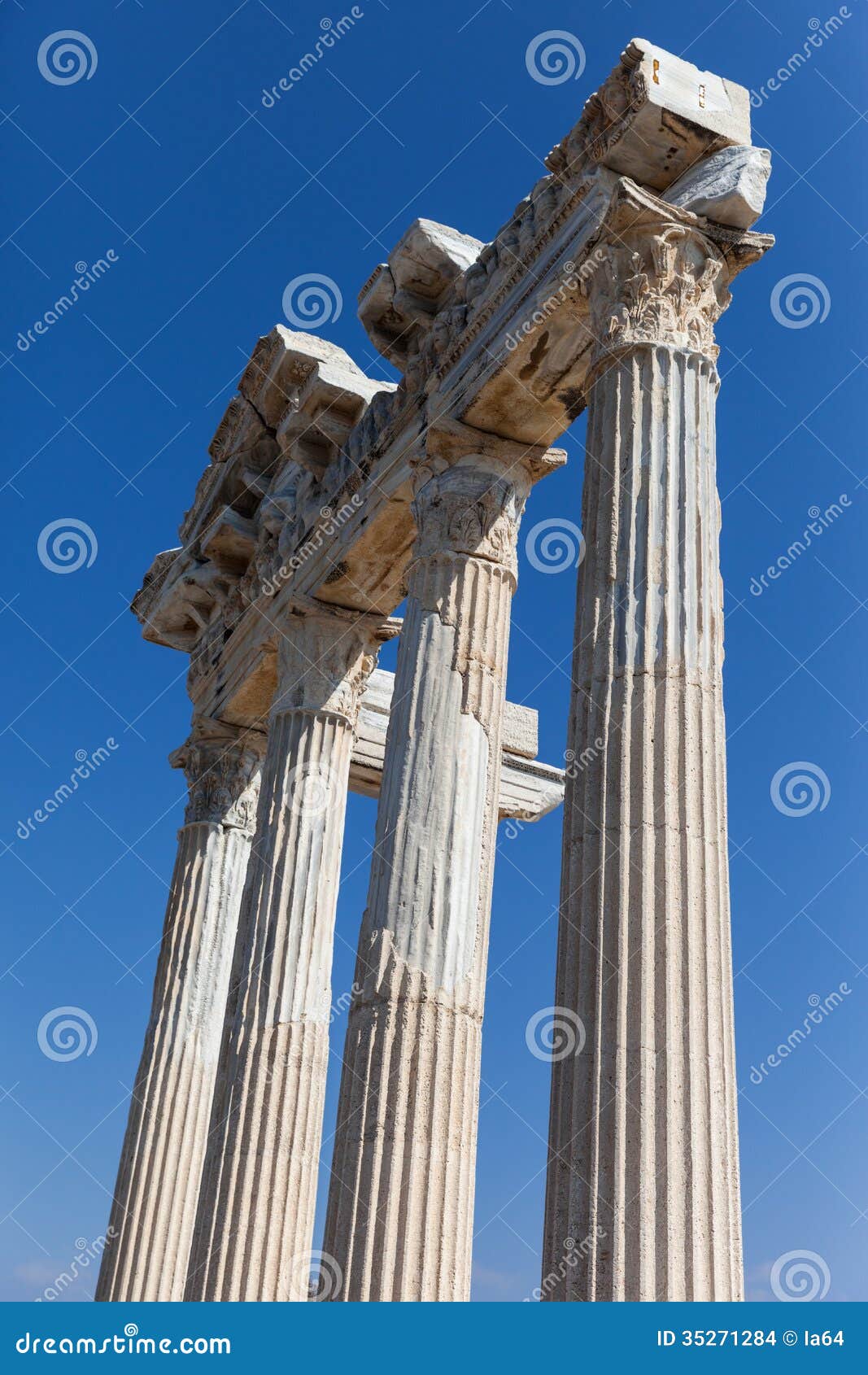 Ancient Apollo Temple Royalty-Free Stock Photography | CartoonDealer ...