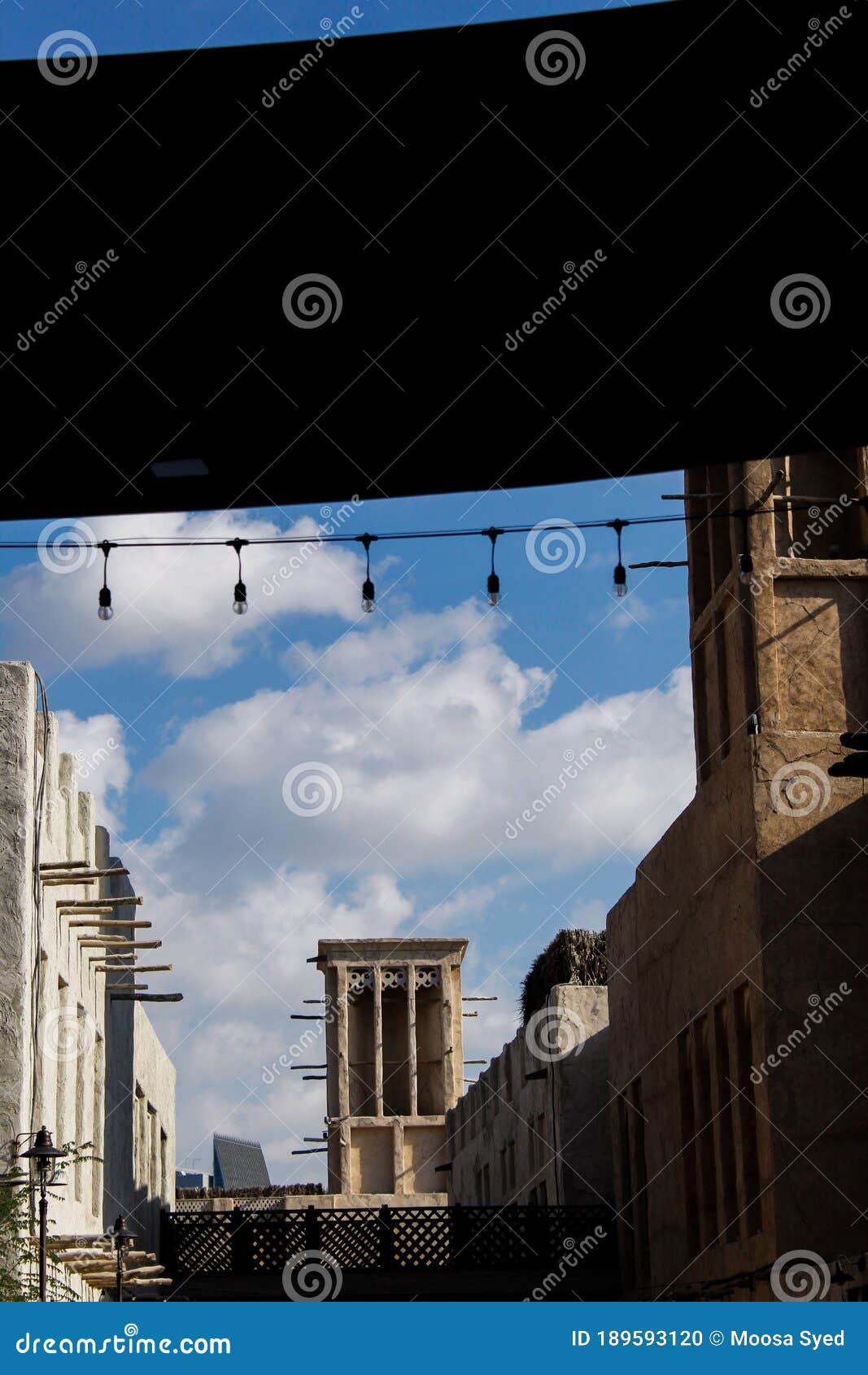 Ancient Arab Architecture Buildings Preserved in Dubai, UAE Stock Photo ...