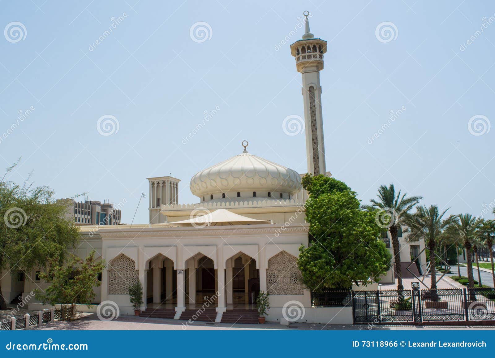 Ancient Arabian Cream Colour Holy Mosque Stock Photo - Image of arabic ...