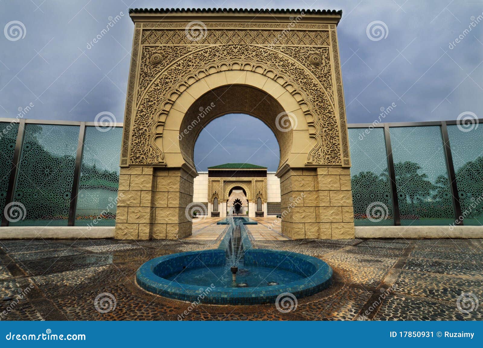 Ancient Arabic Architecture Stock Image - Image of exit, detail: 17850931