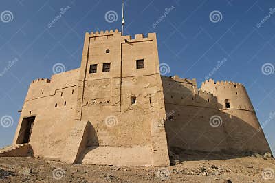 Ancient arabic castle stock photo. Image of emirates, arabic - 8357756