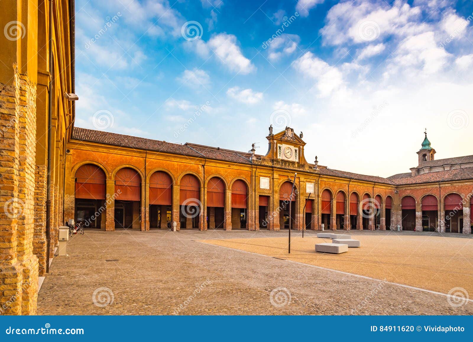Ancient arcade stock photo. Image of pavaglione, italy - 84911620