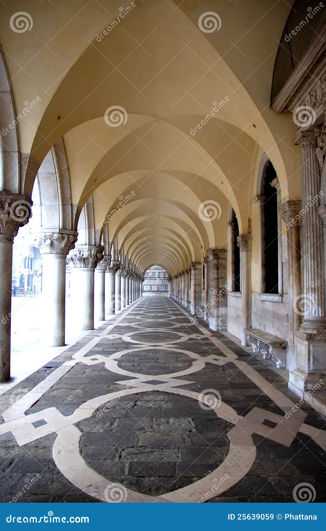 Ancient Arcade, Saint Marco Square Stock Image - Image of italy, famous ...