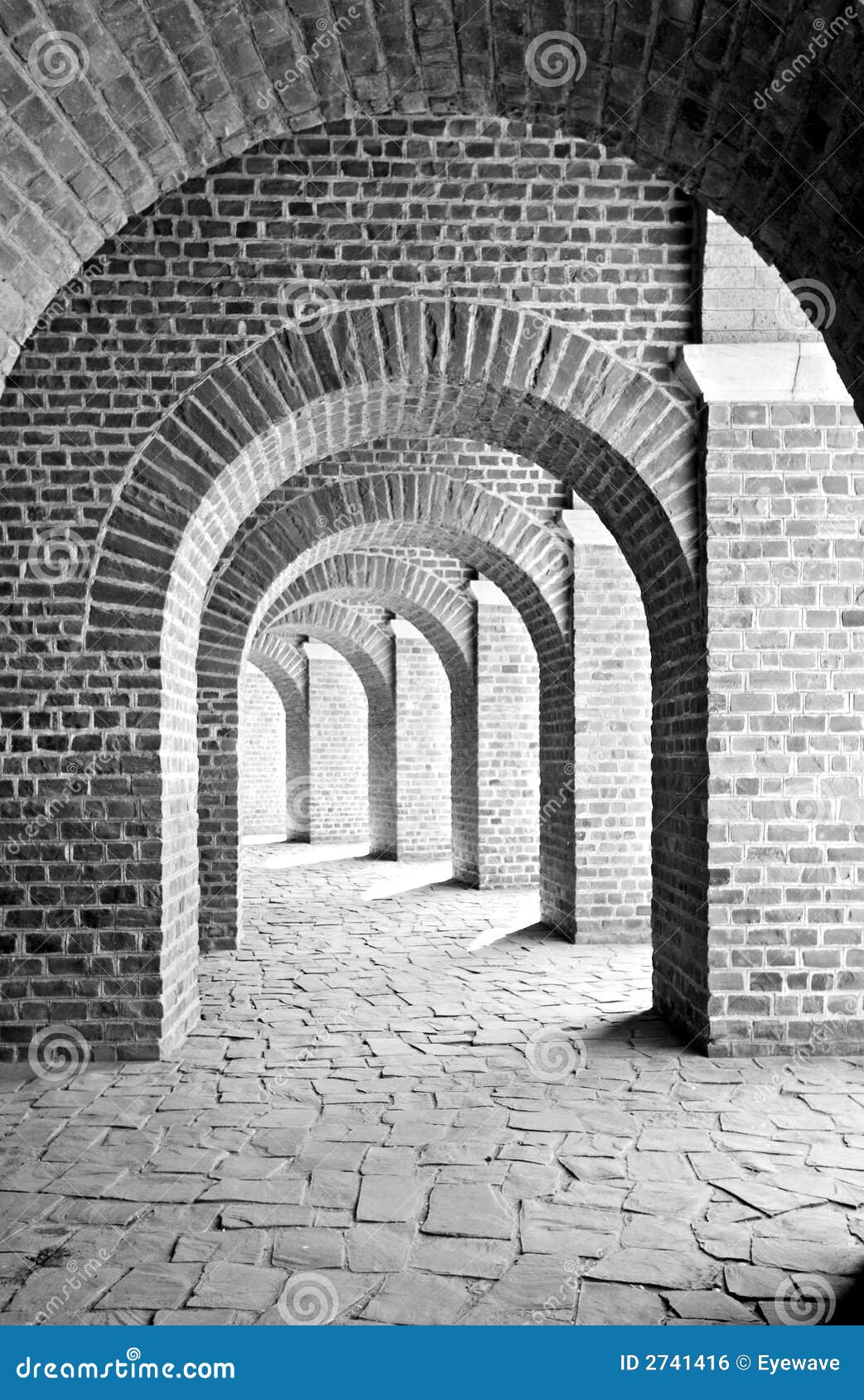 Ancient arcades stock photo. Image of black, roman, building - 2741416