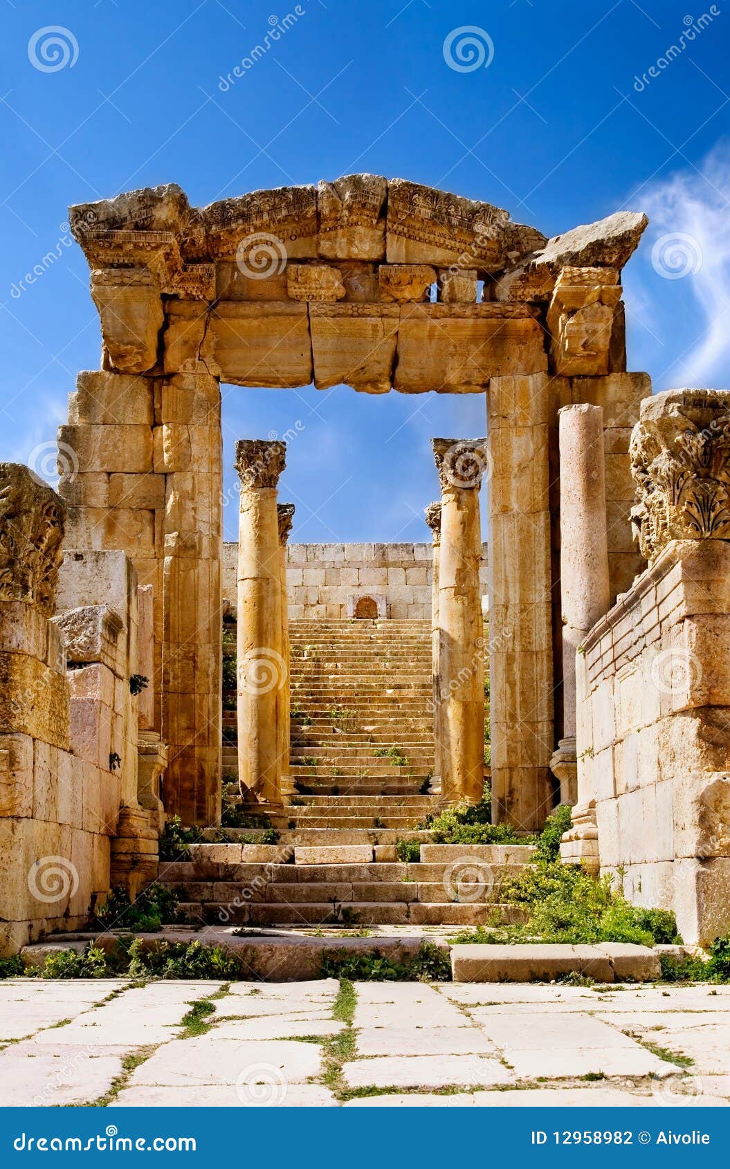 Ancient Arch,the Gate. Royalty-Free Stock Photo | CartoonDealer.com ...