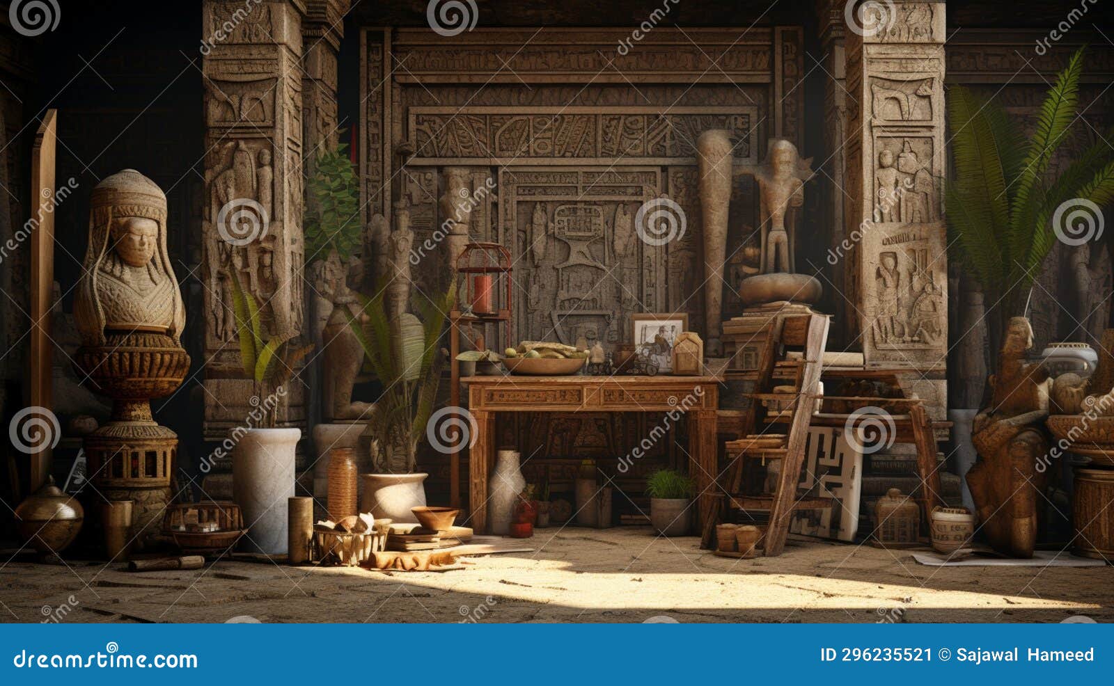 Ancient Archetypes: Relics of the Past Stock Illustration ...