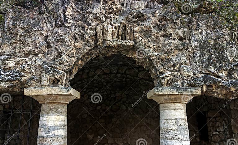 An Ancient Architectural Structure Stock Image - Image of ancient, arch ...