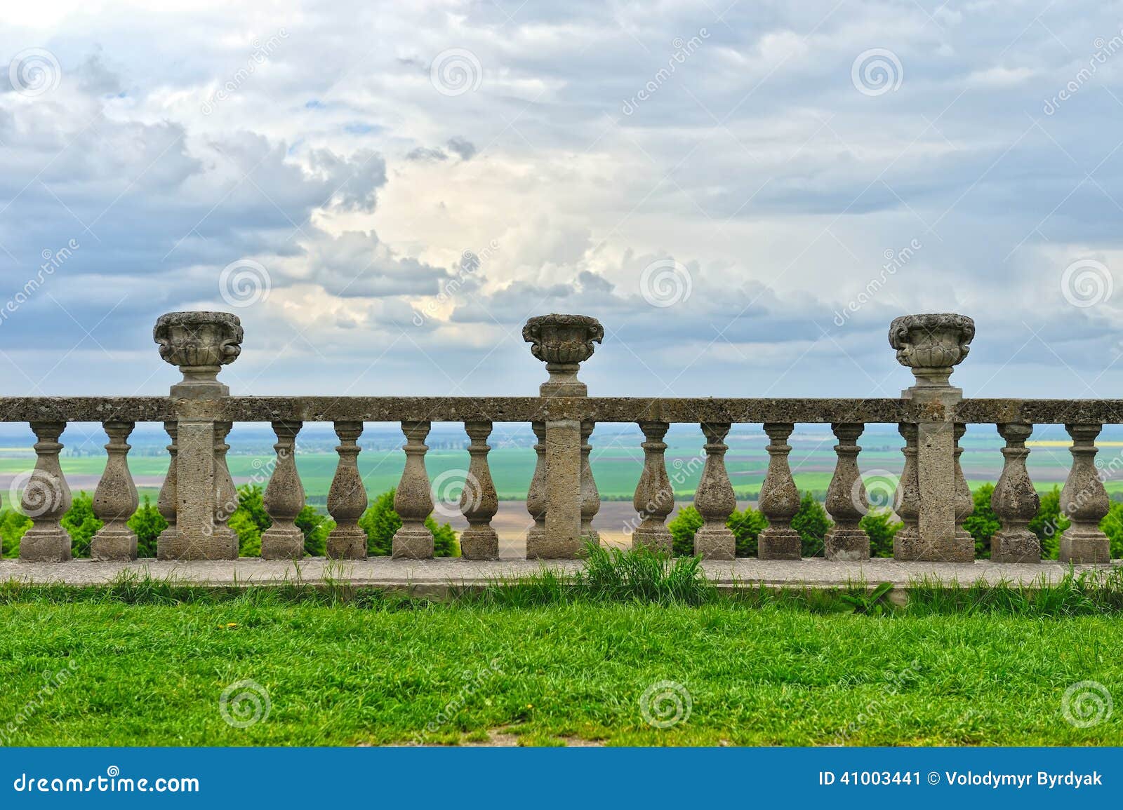 Ancient Architecture of Ancient Railings Stock Image - Image of lamp ...