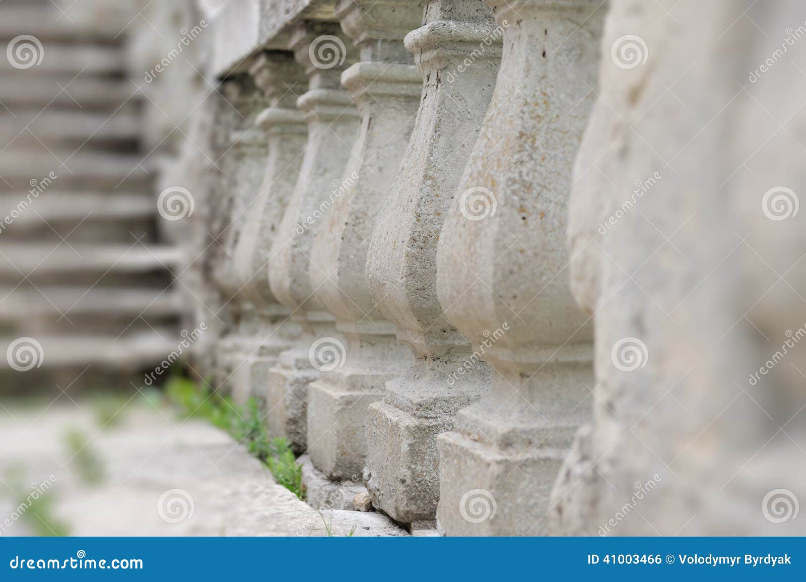 Ancient Architecture of Ancient Railings Stock Photo - Image of green ...