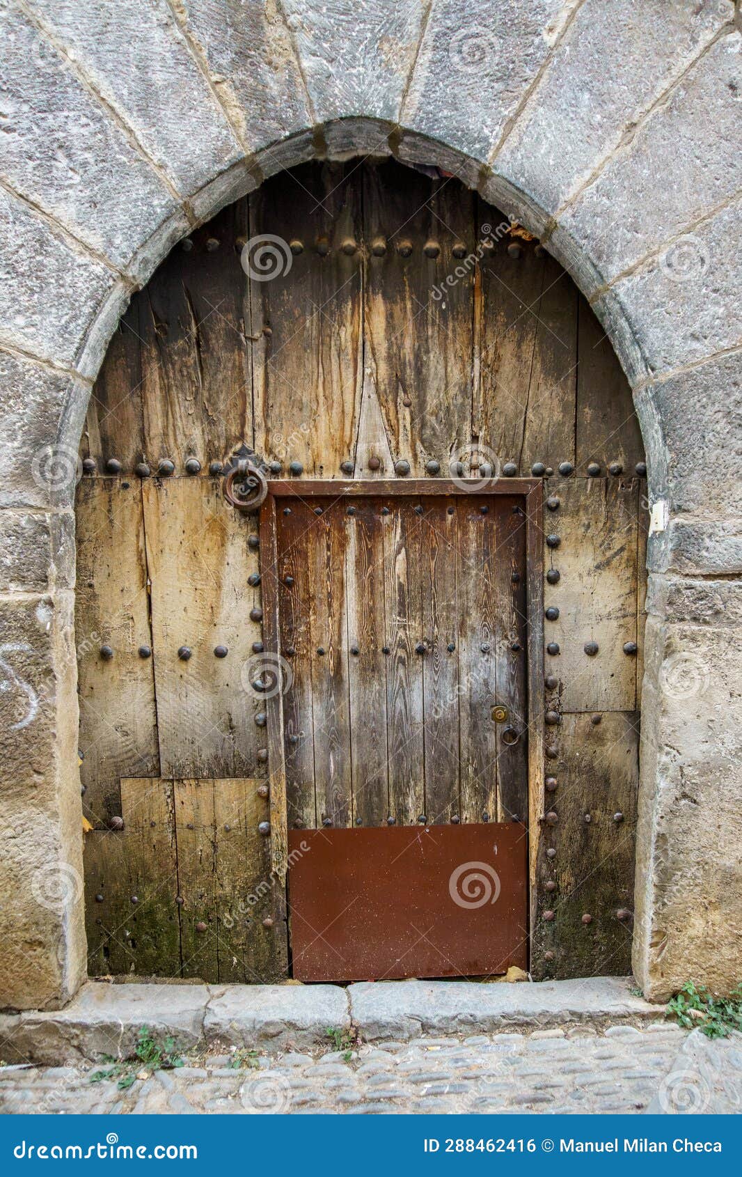 Ancient Architecture with Arch, Old Doorway, and No People Present ...