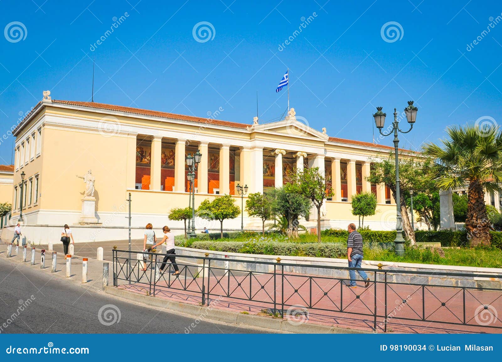 Ancient Architecture in Athens, Greece Editorial Stock Image - Image of ...