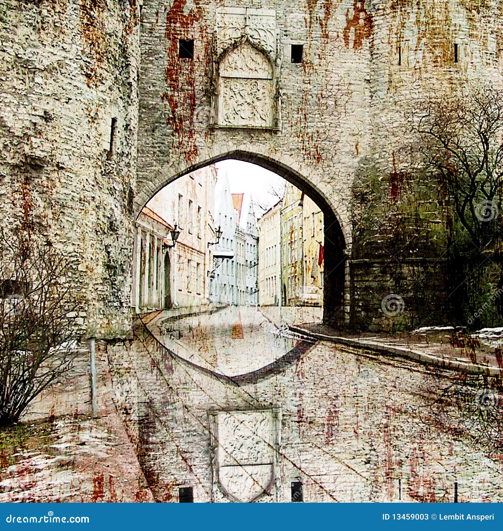 Ancient Architecture Background Stock Illustration - Illustration of ...