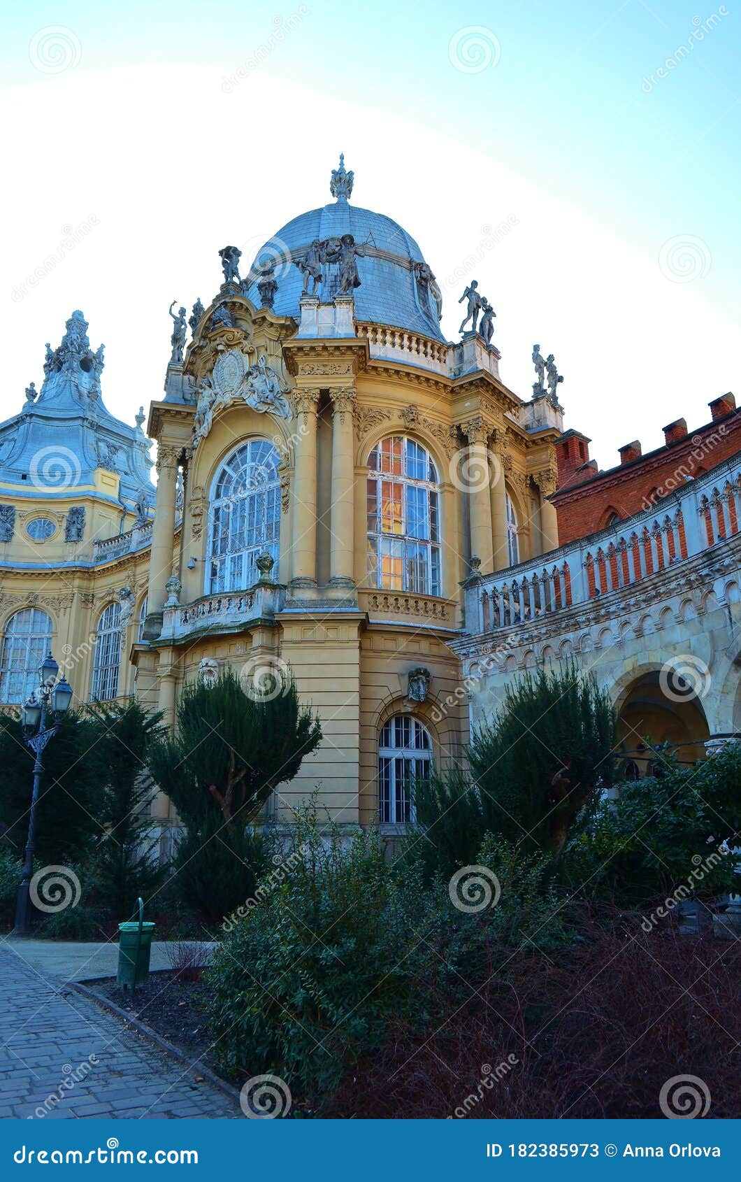 Ancient Architecture of Budapest Stock Image - Image of architecture ...