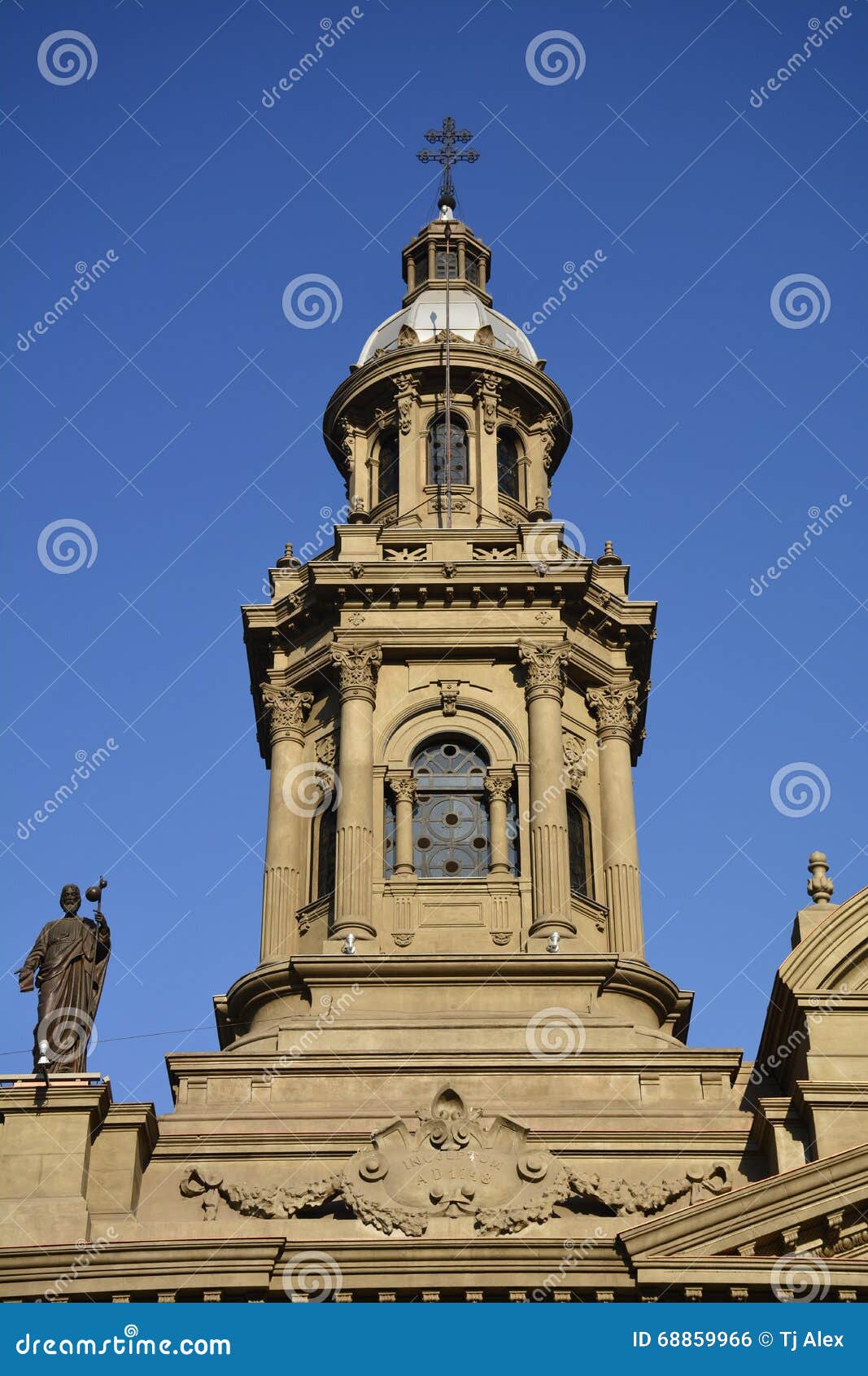 Ancient Architecture in Chile Stock Photo - Image of statue, city: 68859966