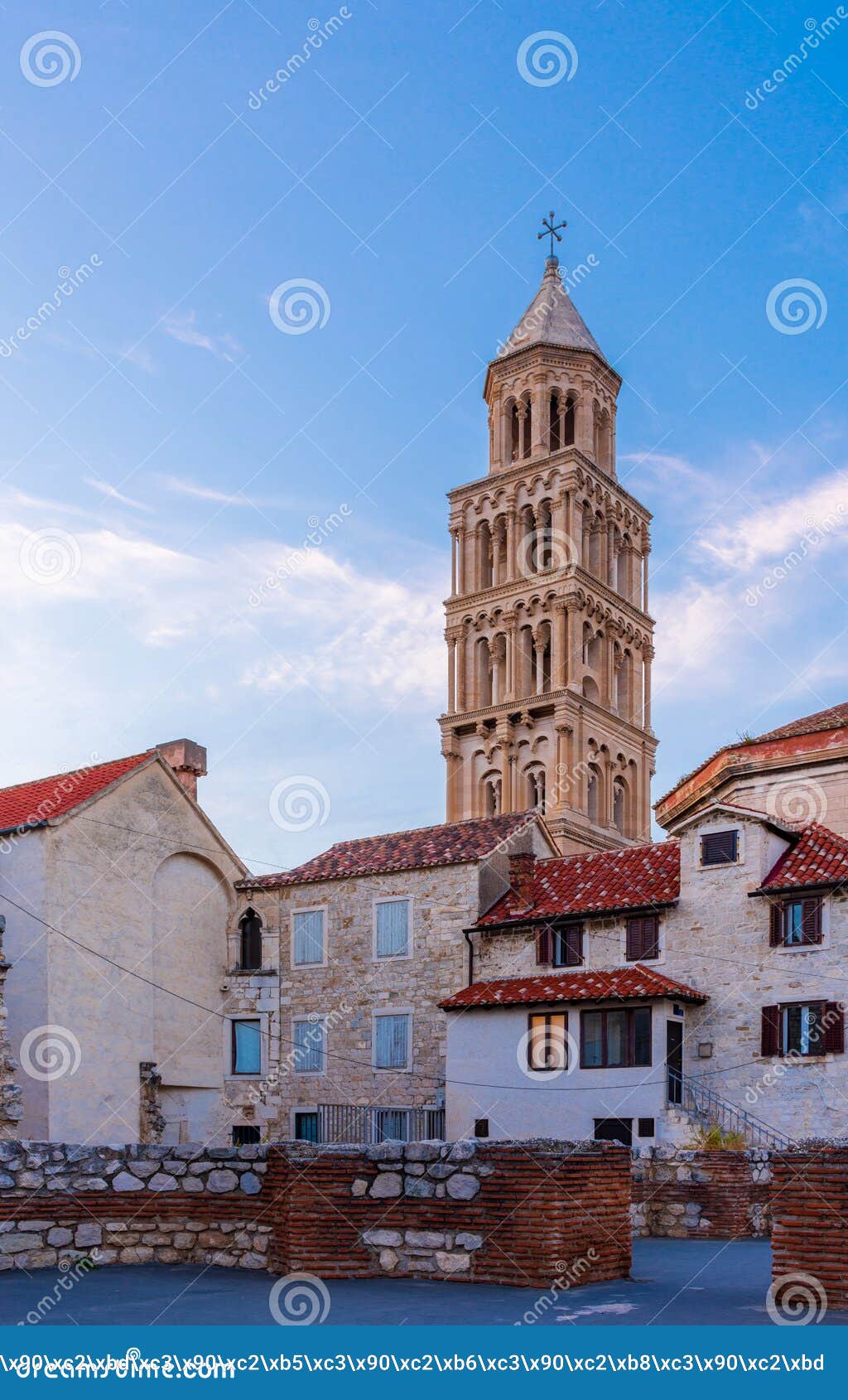 Ancient Architecture of the City of Split in Croatia, Cityscape Stock ...