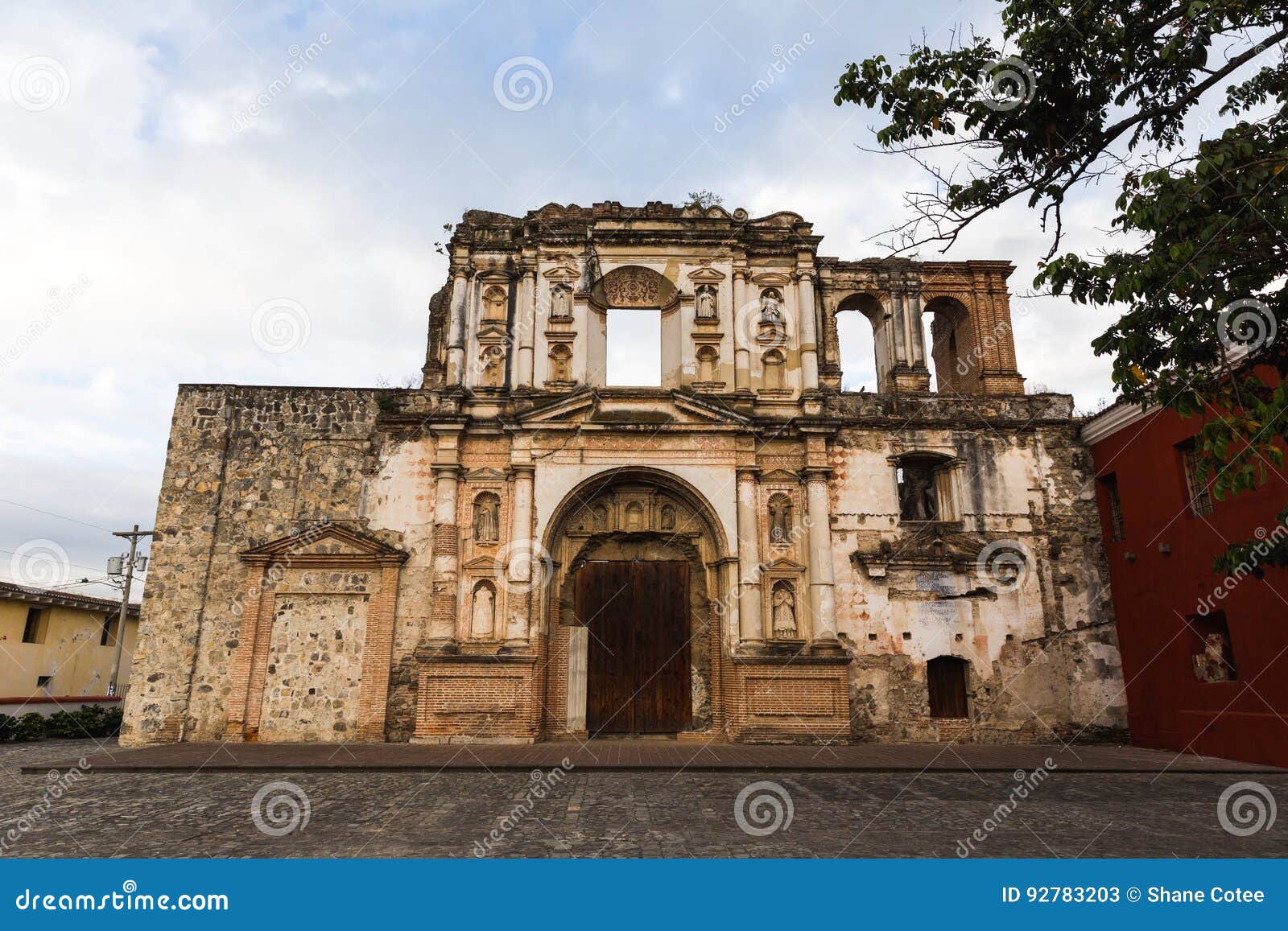 Ancient Architecture in Guatemala Stock Image - Image of ruins, baroque ...