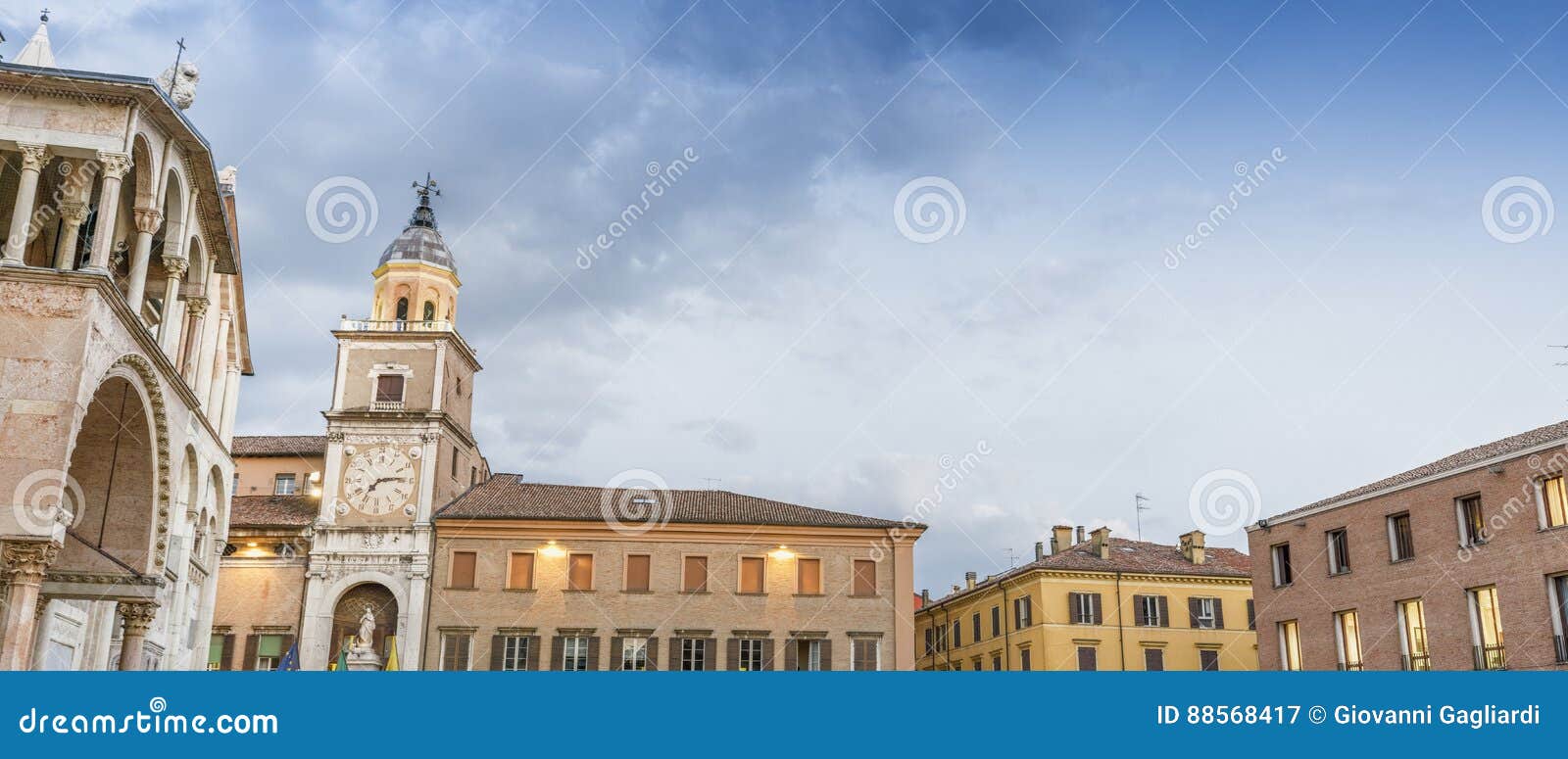 Ancient Architecture of Modena, Italy Stock Image - Image of landmark ...