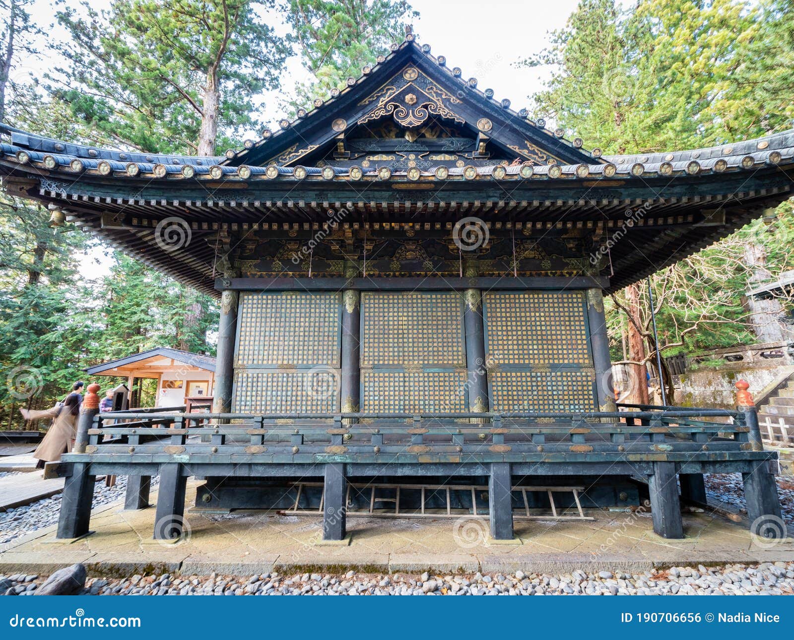 Ancient Architecture in Nikko Shrine Complex Editorial Photo - Image of ...