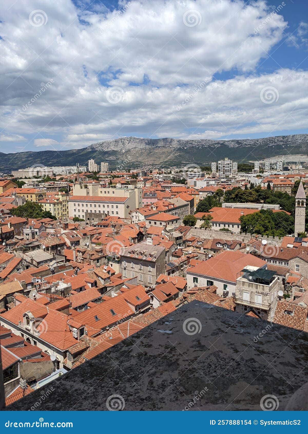 Ancient Architecture Split Croatia Sun Editorial Stock Image - Image of ...