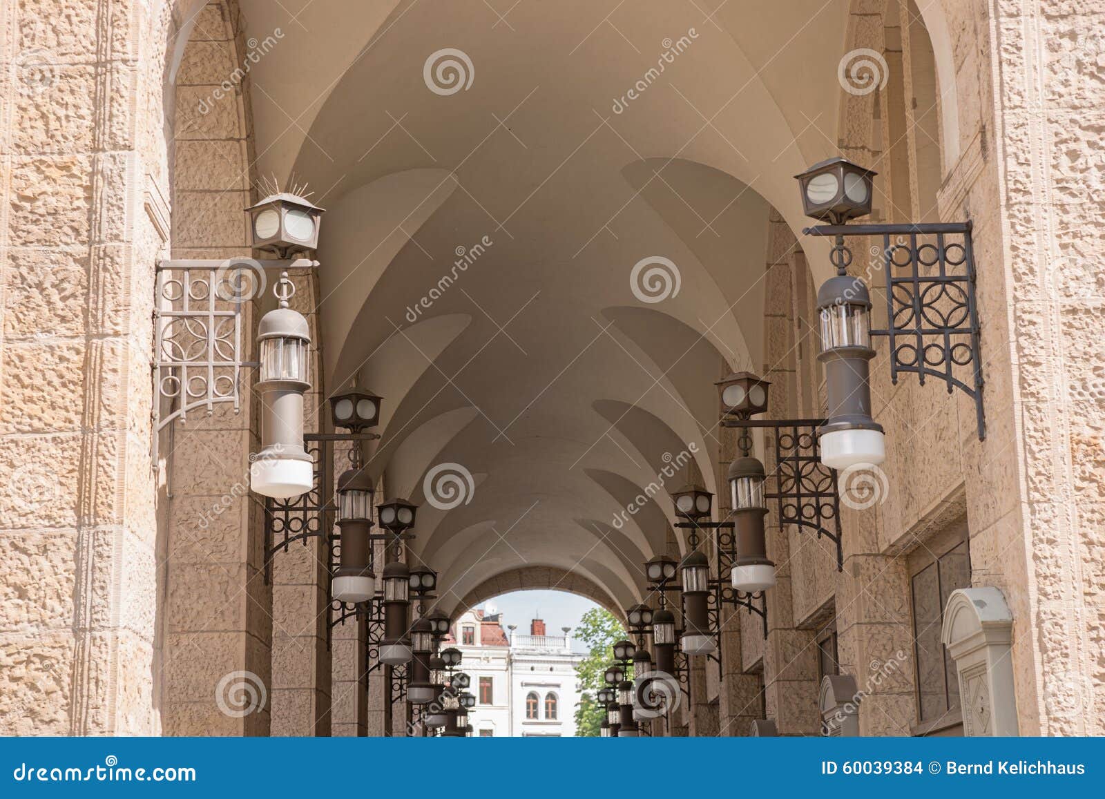 Ancient Archway in the Beautiful Town Goerlitz Stock Photo - Image of ...