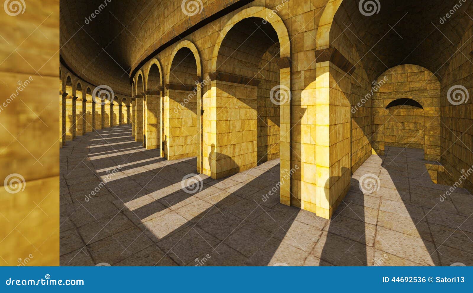Ancient archway stock photo. Image of culture, light - 44692536