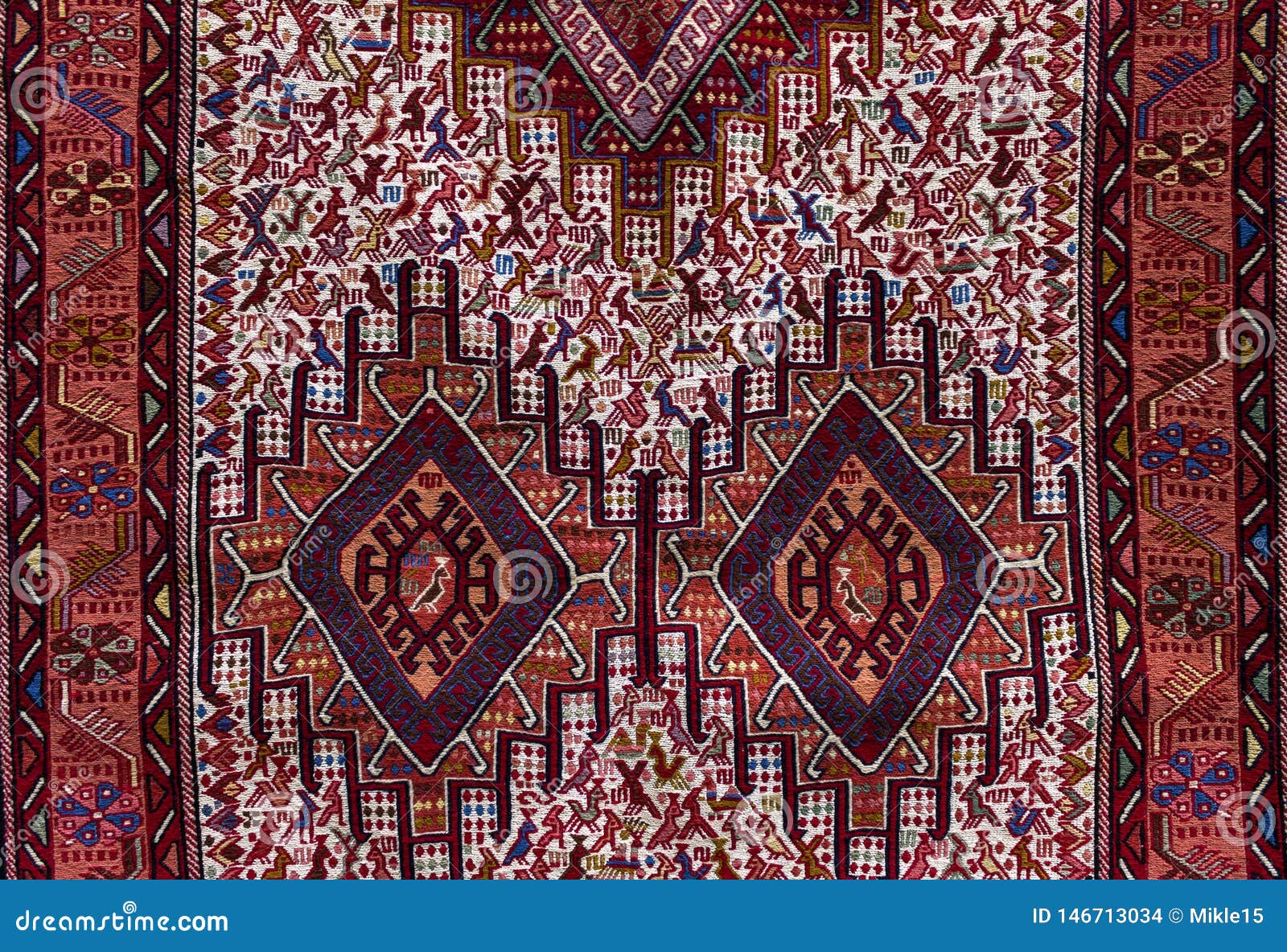 Ancient Armenian Carpet Pattern Stock Photo - Image of decorative ...