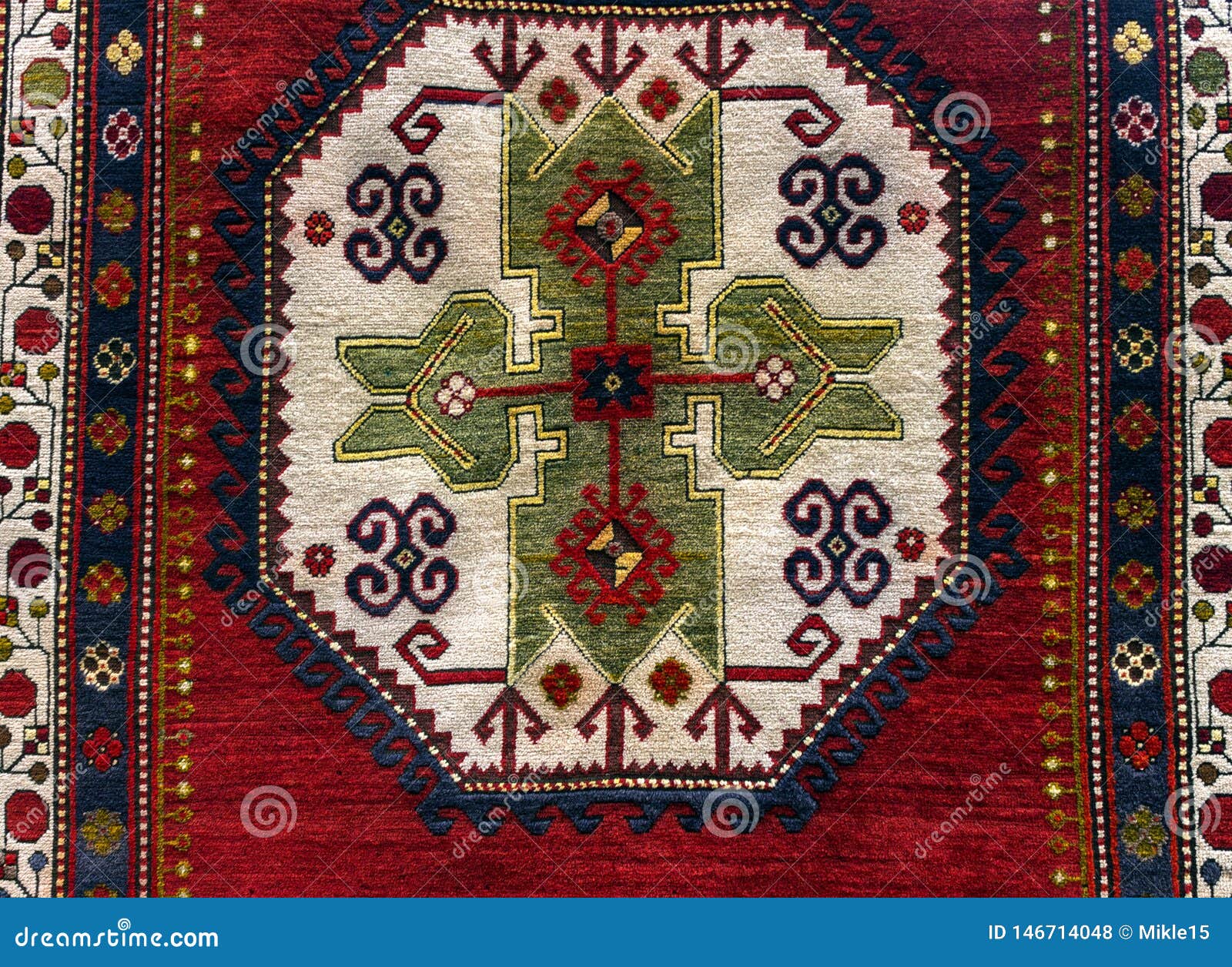 Ancient Armenian Carpet Pattern Stock Photo - Image of eurasian ...