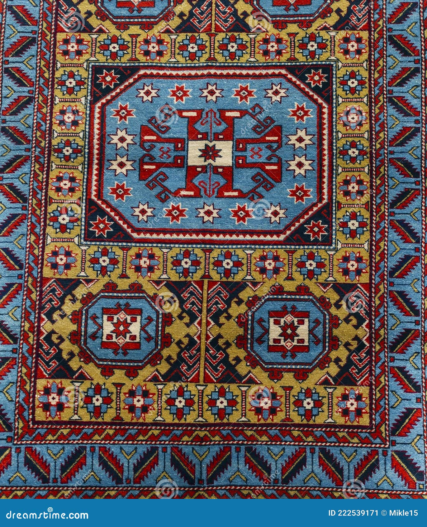 Ancient Armenian Carpet Pattern Stock Image - Image of history, indoors ...