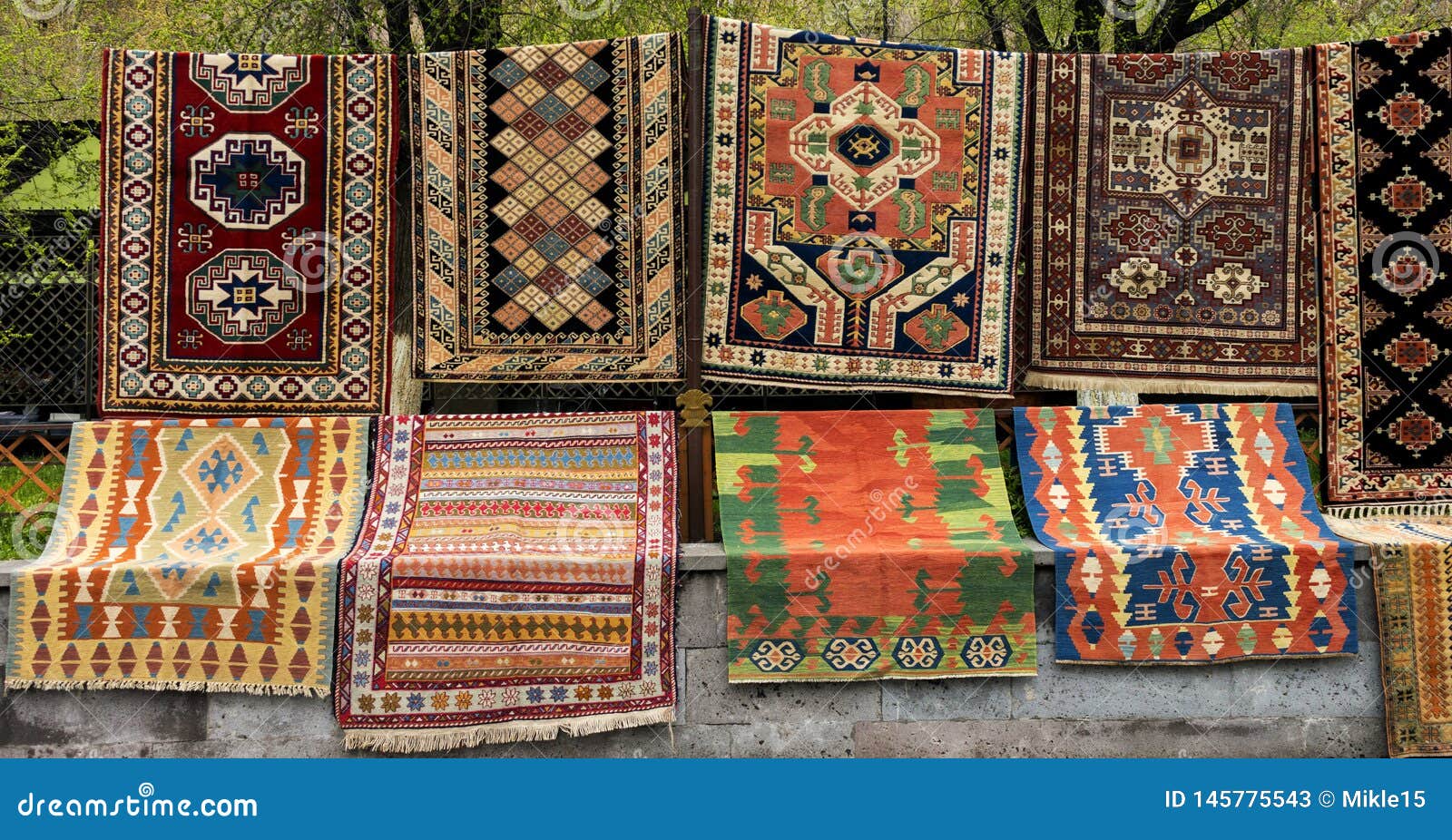 Ancient Armenian Carpets Pattern Stock Image - Image of colourful ...