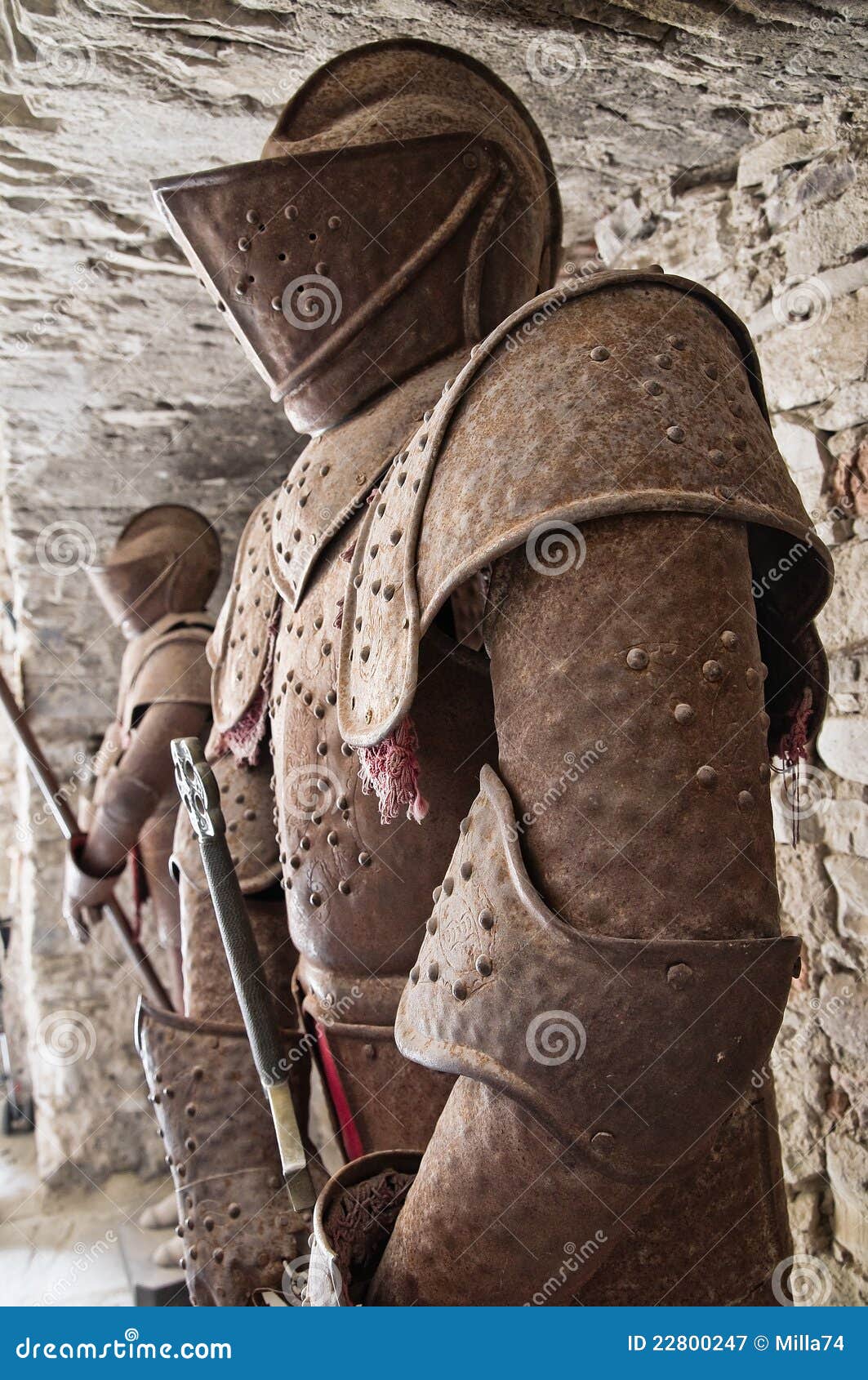 Ancient armors. stock image. Image of covering, building - 22800247