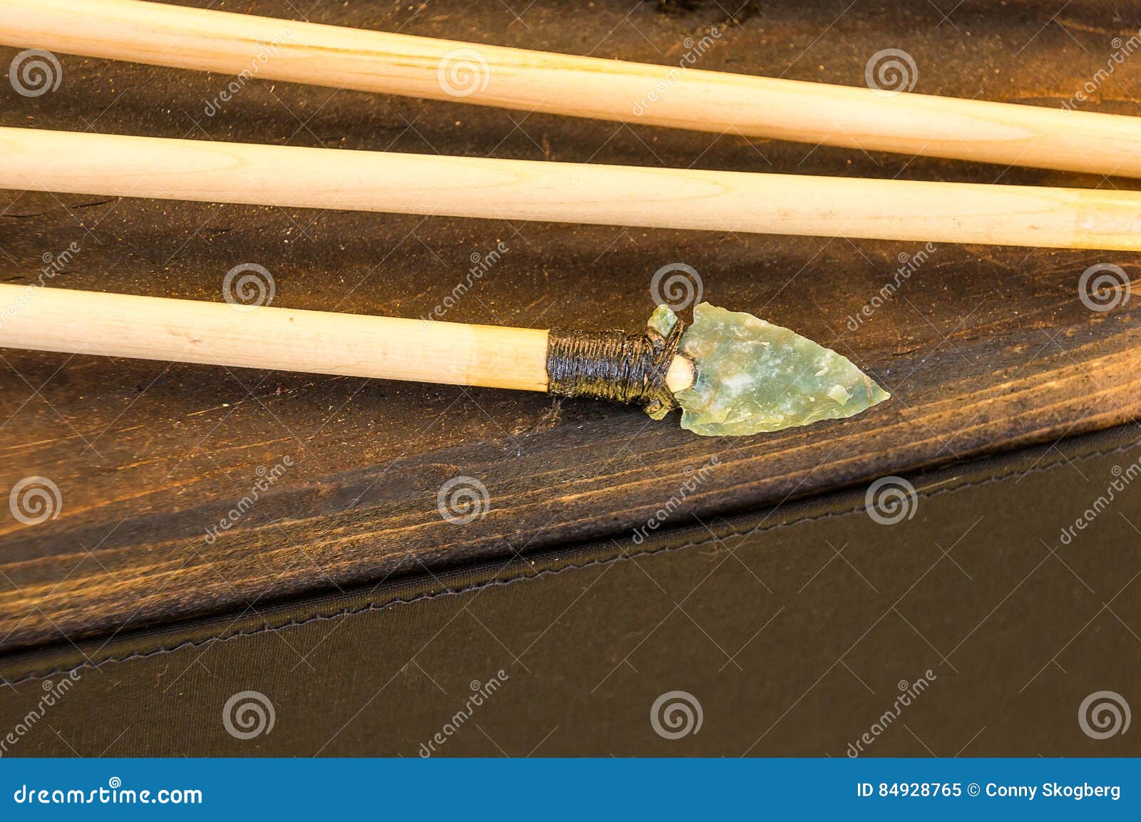 Ancient Arrow with Flint Arrowhead Stock Image - Image of hunting ...