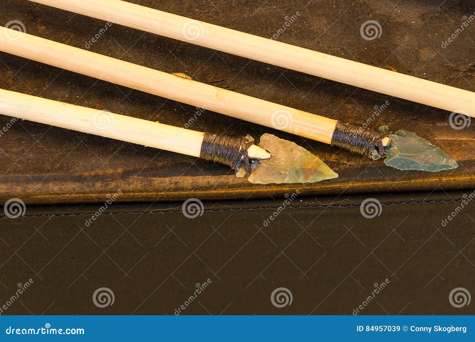 Ancient Arrow with Flint Arrowhead Stock Image - Image of head, arrow ...